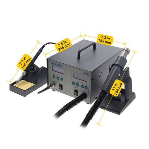 Hot Air Rework System QUICK 712 ESD - All Spares